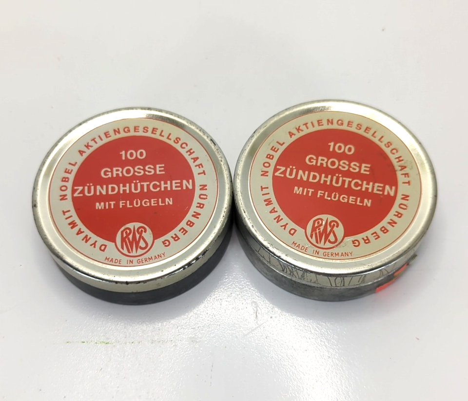 German Metal Tin Dynamit Nobel Aktiengesellschaft nurmberg Musket Caps ...