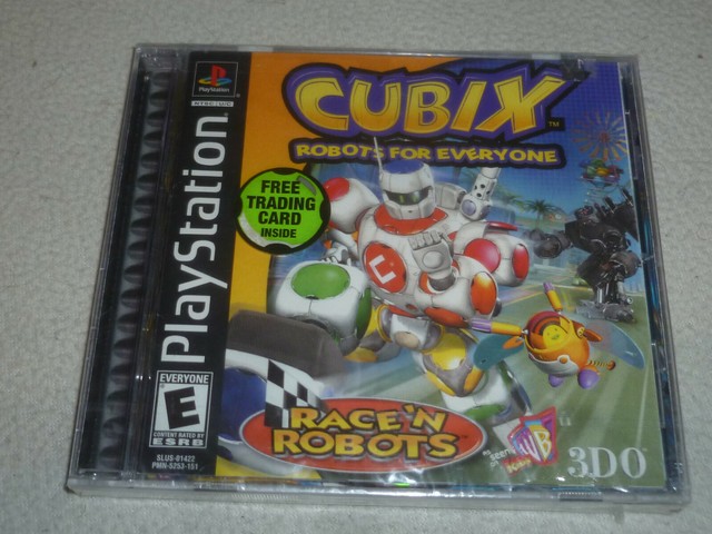FACTORY SEALED PLAYSTATION PS1 VIDEO GAME CUBIX RACE N ROBOTS BRAND NEW ...