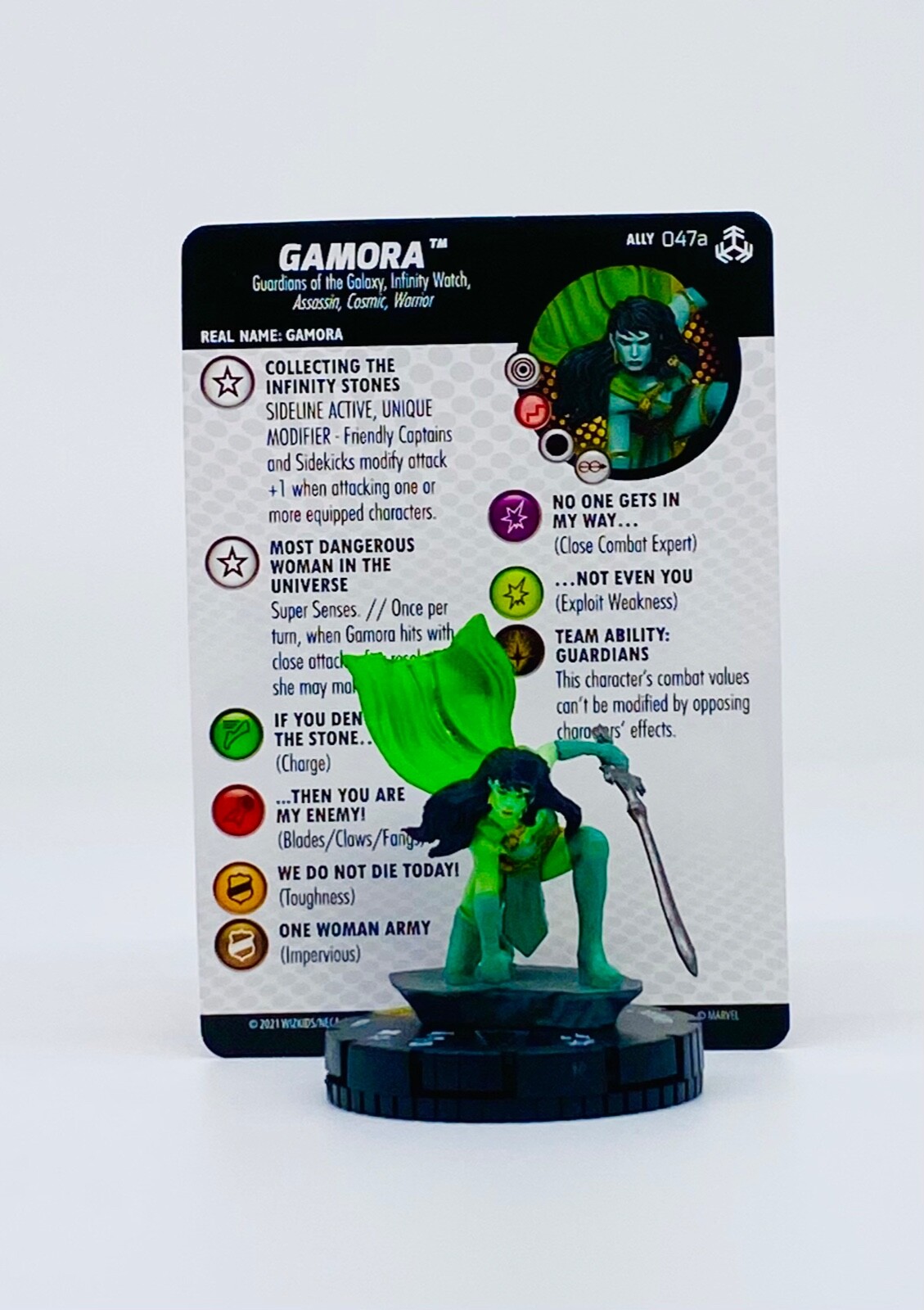 Marvel Heroclix War of the Realms Gamora #047a Super Rare w/ Card | eBay