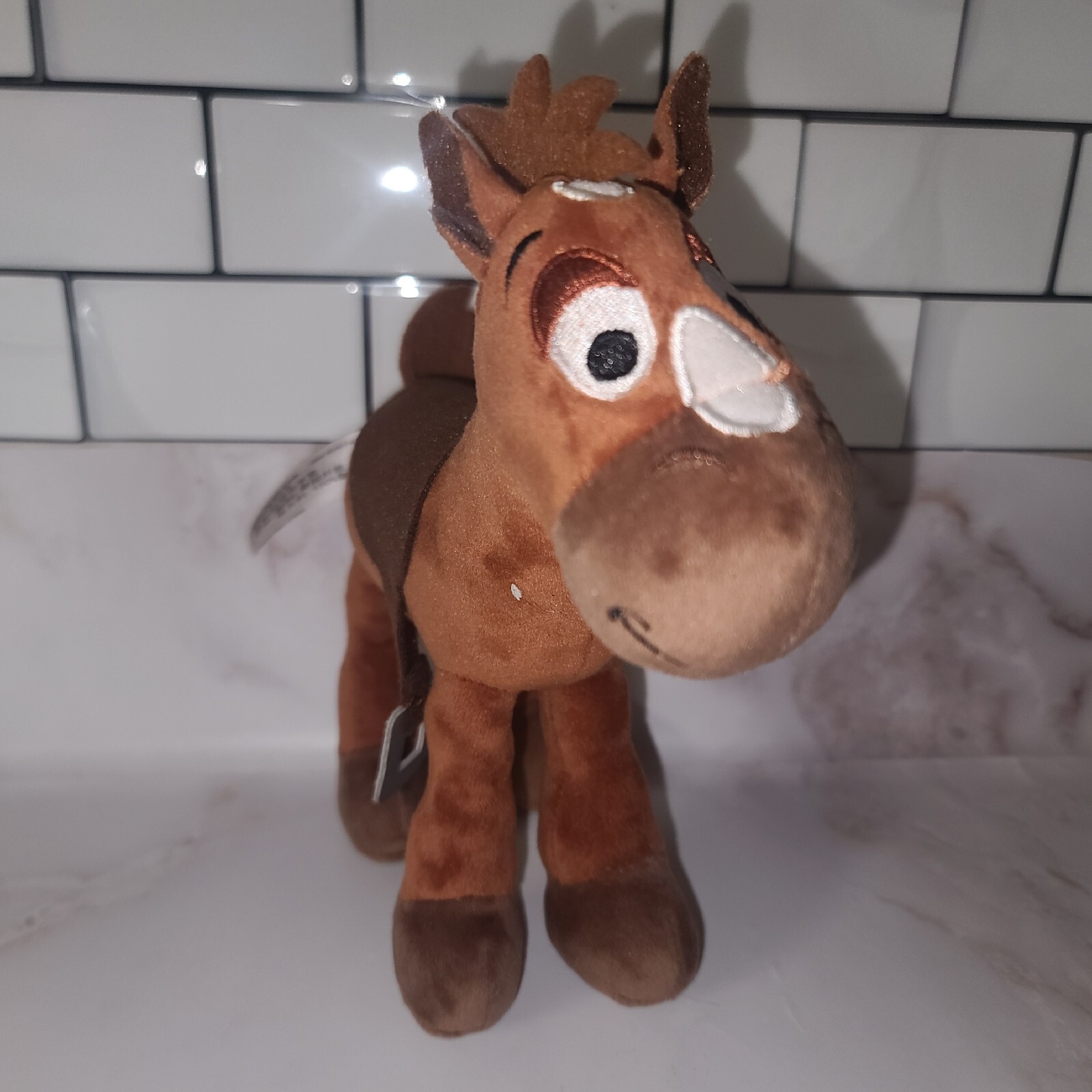 Disney Parks Bullseye Reddish Brown Race Horse Toy Story Plush Silver ...