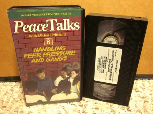 HANDLING PEER PRESSURE & GANGS violence prevention VHS teens Michael ...