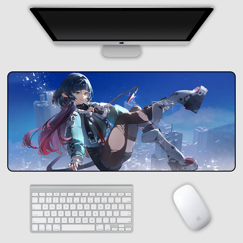 Zenless Zone Zero Large Waterproof Mouse Pad Cosplay Jane Doe Table Mat ...