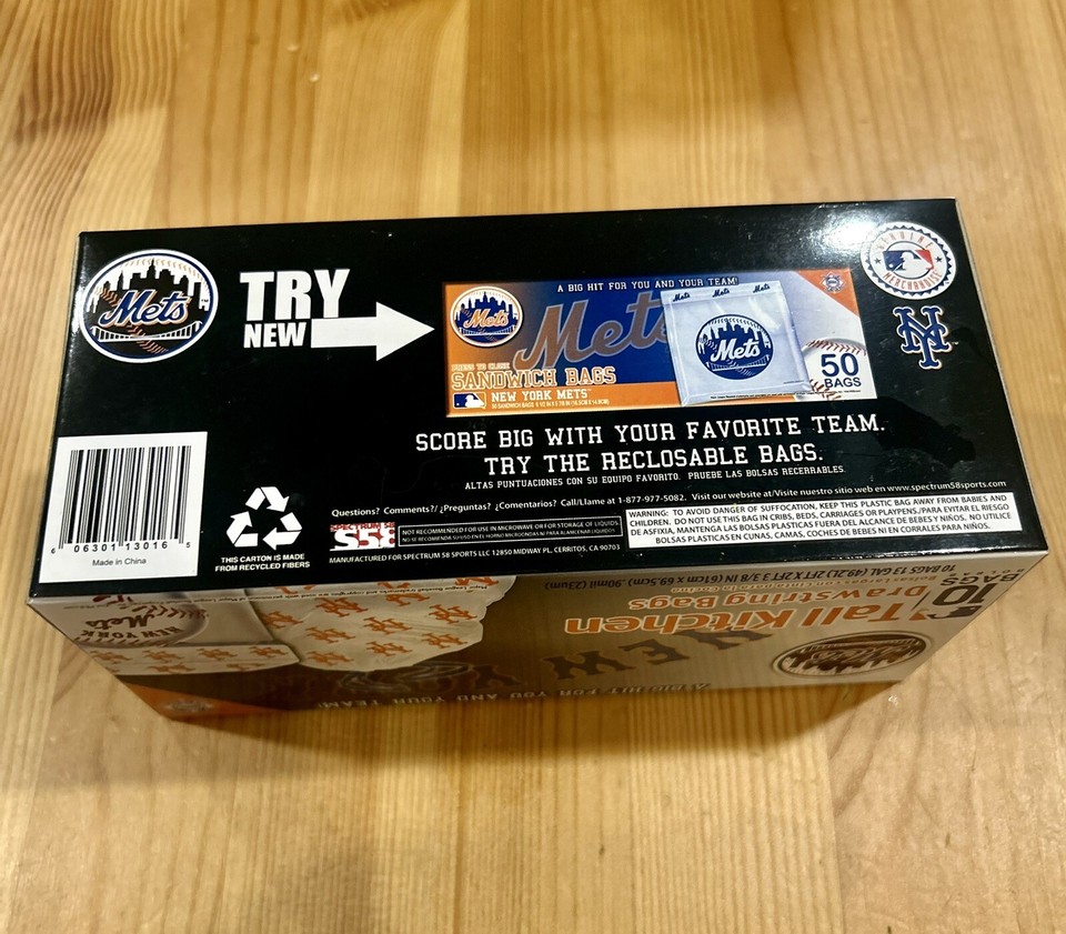 New York Mets Kitchen Drawstring Bags | eBay