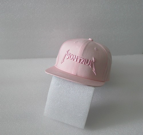 NICE - MONTAUK pink color cap with Roses underside cap. Snapback ...