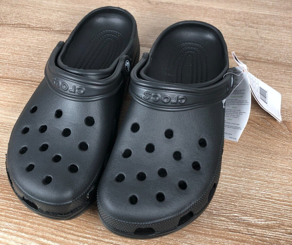 Crocs Unisex Classic Clogs Slip On Ultra Light Water-Friendly Mens 7 ...