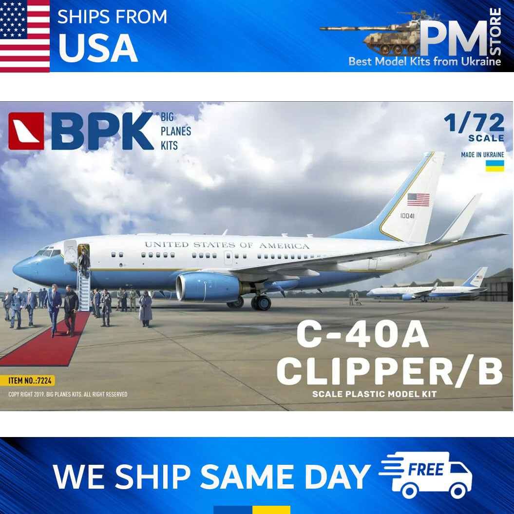 BPK 7224 C-40A Clipper/B United States of America Airliner Scale model ...