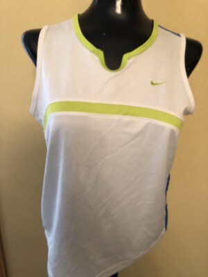 NIKE Dri-Fit Women's Workout Running Tank Top White Size M | eBay