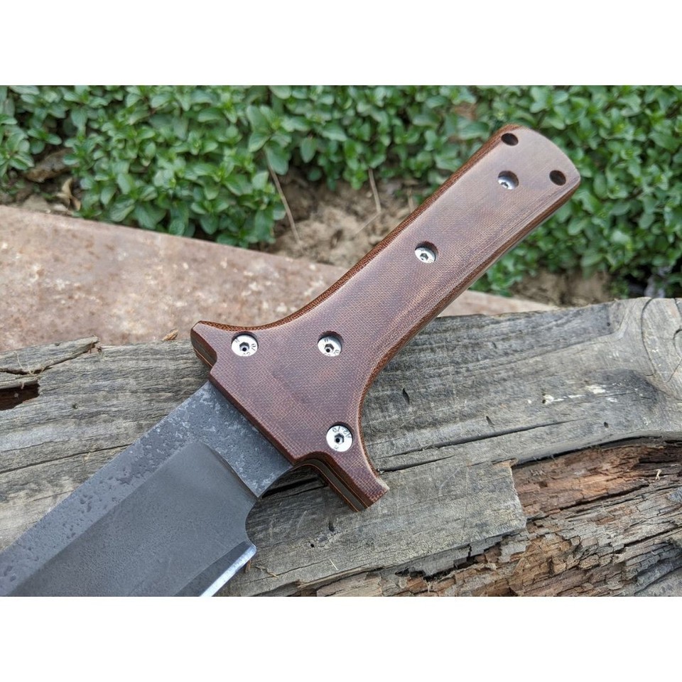 Custom Handmade Acid Washed Machete Machete Knife Full Hunting Carbon ...