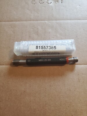 SPI M8x1.25-6H Thread Gage Brand New Go No Go Gage | eBay