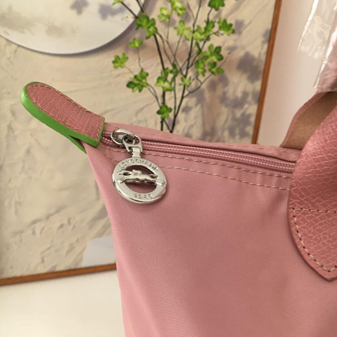 Longchamp Le Pliage Horse Tote Shoulder Bag M Size Pink Outlet New ...