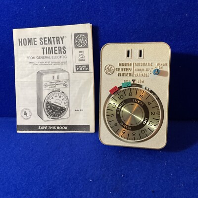 HOME SENTRY TIMER GE GENERAL ELECTRIC MODEL 8133 TESTED | eBay