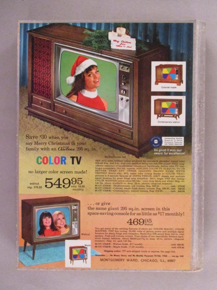 Montgomery Ward CATALOG - Christmas, 1967 ~~ hardcover, toy, toys ...