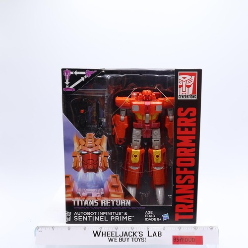 Autobot Infinitus & Sentinel Prime Transformers TR 2015 Hasbro Figure ...