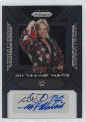 2024 Panini Prizm WWE Sensational Signatures Greg Valentine The Hammer ...