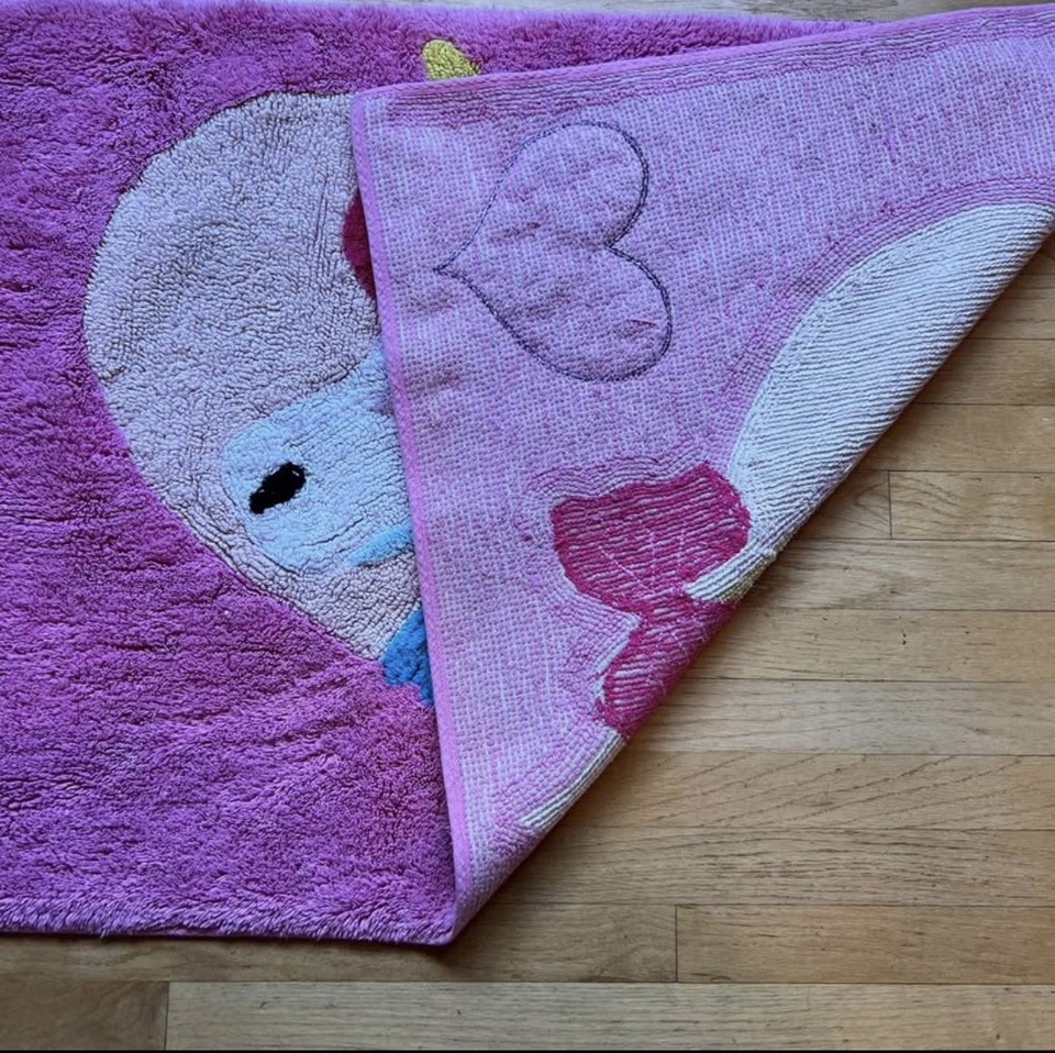 JoJo Siwa Unicorn Pink Bow Heart Kids Medium 30” x 48” Rug | eBay