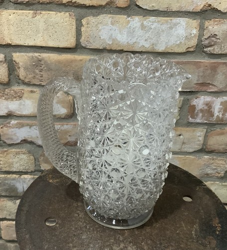 EAPG Daisy And Button Pattern Water Pitcher NO. 88 | eBay