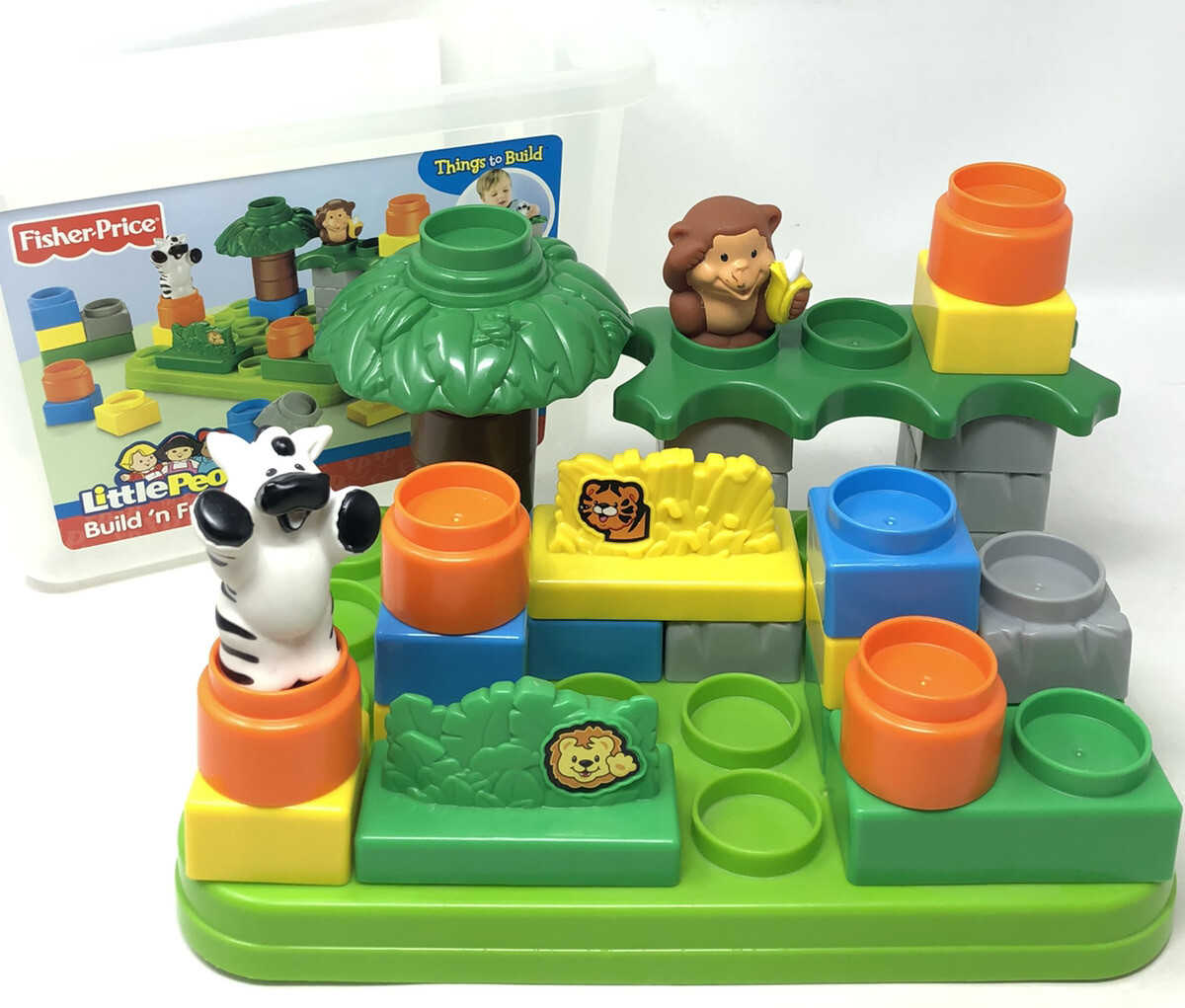 Fisher Price A Jungle Of Fun New Fisher Price Little People Build 'N