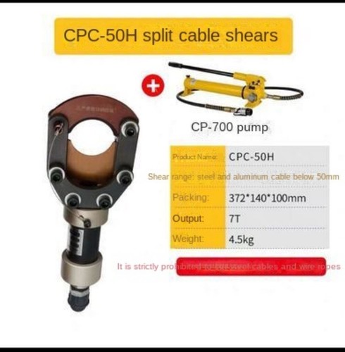 CPC-50 Cutter Electric Cable Scissor Split-type + CP-700 Hand Pump | eBay