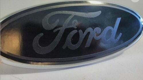 Ford Emblem Overlay Oval BLACKOUT Badge Vinyl Decal Sticker Any Year ...