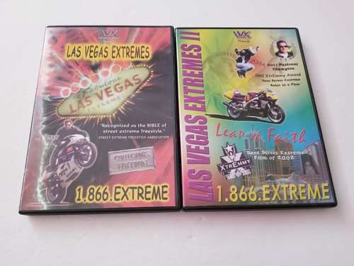 Las Vegas EXTREMES DVD Motorcycle Street Rider Lot LVX cafe stunt ...