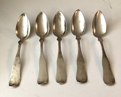Coin Silver (.900) - Antique Pure Coin Silver Spoon