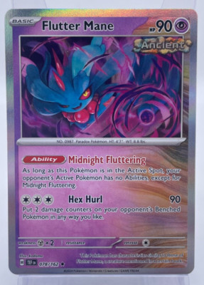 Flutter Mane Ancient 078/162 Holo Rare Temporal Forces Pokemon TCG | eBay