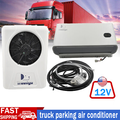 12V split car tractor trailer apu truck parking air conditioner for ...