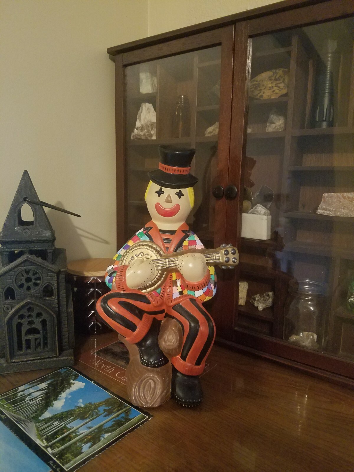 Ceramic Clown Playing Instrument Vintage Oddities Home Decor Accent ...