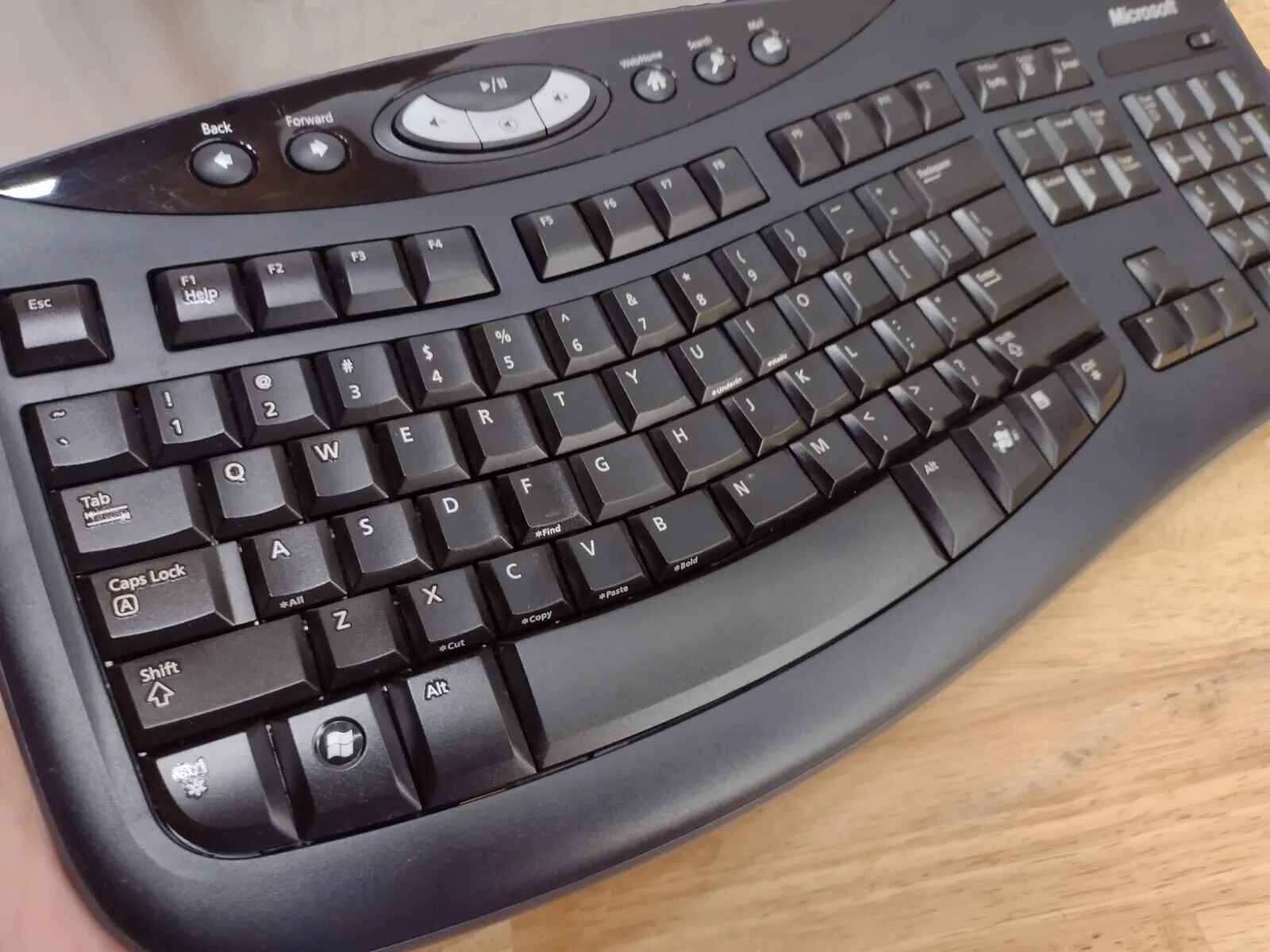 Keycap Replacement - Microsoft Comfort Curve Keyboard 2000 1047 - Keys ...