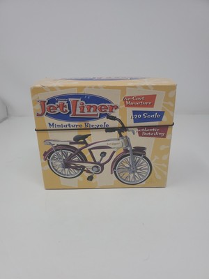 Vintage Xonex Jet Liner Miniature Bicycle Die Cast Miniature 1:20 Scale ...