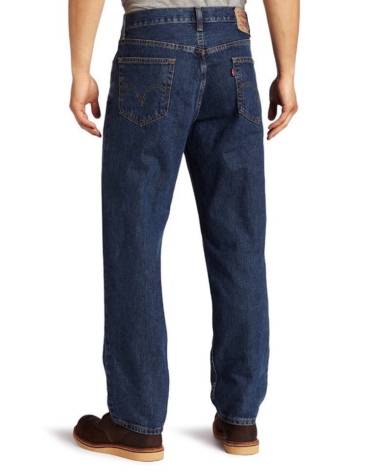 Levi’s 550 Men's Jeans 54x30 Medium Stonewash Relaxed Fit Zip Fly NWT ...