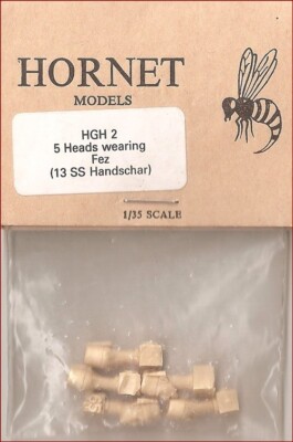 Hornet 5 Heads Wearing Fez - 13th Waffen SS Handschar for 1/35 Scale ...