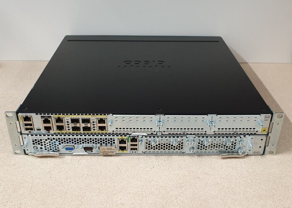 Cisco ISR4451-X-AX/K9 • Cisco ISR 4451 • SEC, HSEC, APP, IPB • 2x PWR ...