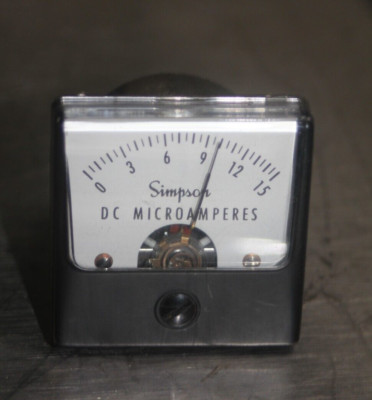 Panel Meters - Microamperes Meter