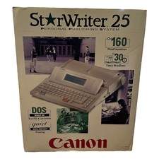 RARE Vintage Cannon Starwriter Jet 300 Word Processor With Manuals ...