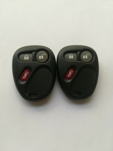 2pcs Key Shell for GMC Yukon Sierra Chevrolet Suburban Tahoe Equinox ...