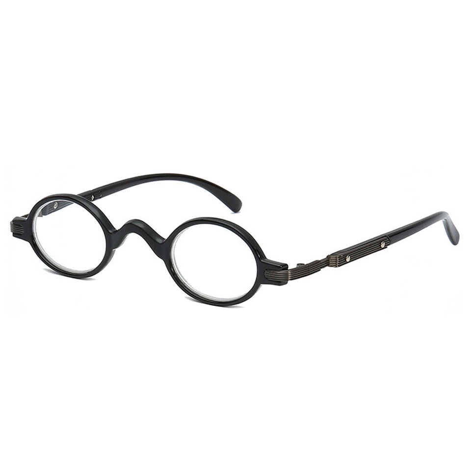 Vintage Small Round Reading Glasses Mens Womens Presbyopia Readers +1.0 ...