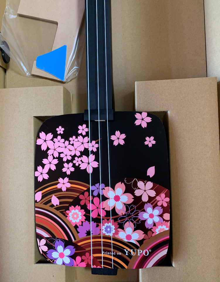 Sangenshi Kikuoka Shamisen Kojami Sansen Sangen Japanese Samisen Sakura ...