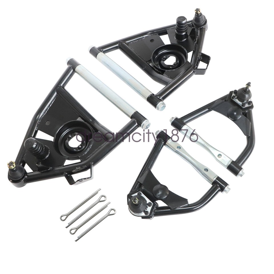 For 1963-1970 C10 CHEVROLET GMC TUBULAR CONTROL ARMS SET OF 4 UPPER AND ...