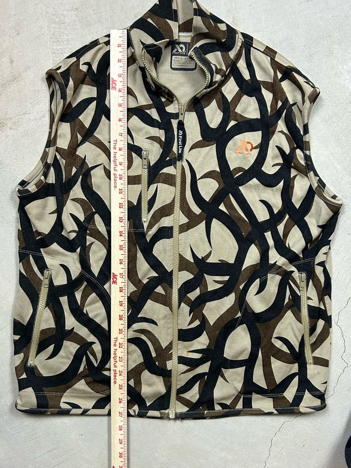 First Lite ASAT Camo Chama Merino Wool Vest Full Zip Men's XL | eBay