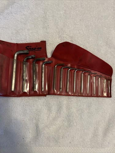 Vintage Old Logo Snap On Standard Hex wrench Set 1/4 - .028 | eBay