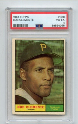 1961 Topps #388 Bob Clemente PSA 4 - VG-EX | eBay