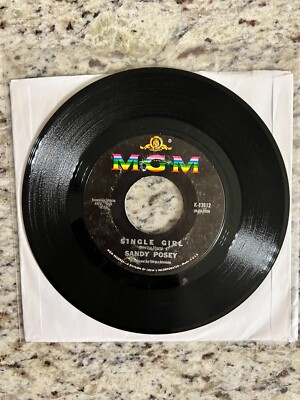 Sandy Posey - Single Girl/Blue Is My Best Color 45 RPM, MGM Records, UC ...