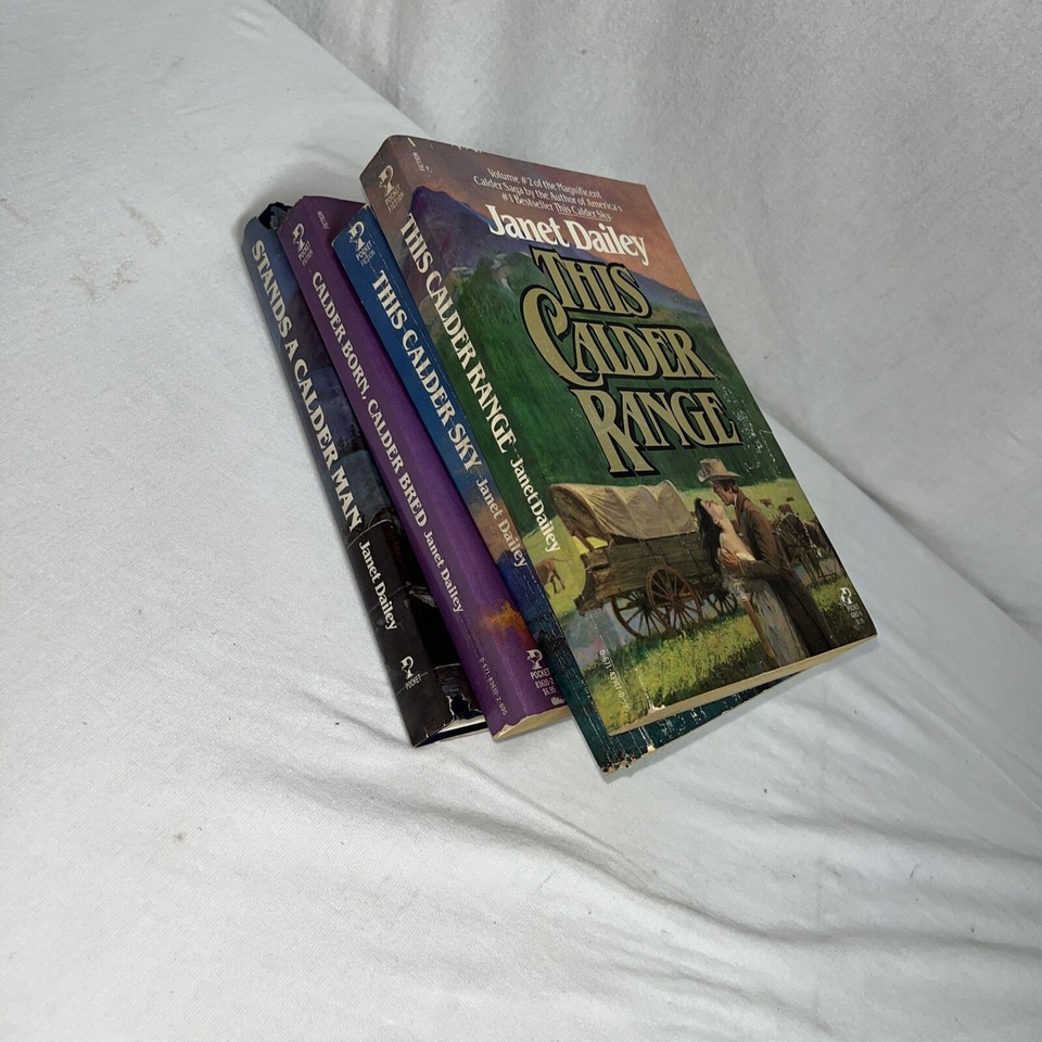 Vintage 1980's Janet Dailey Calder Series Lot of 4-1 Hardcover 3 ...