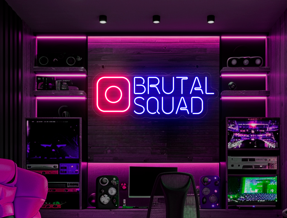 Custom Twitch Username Neon Sign | Gamer Tag LED Sign | Personalized ...