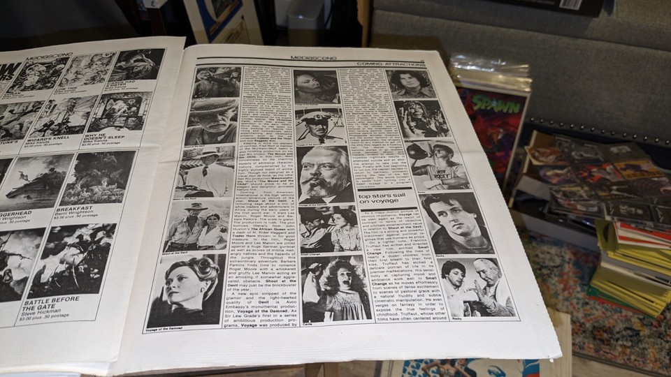 MEDIASCENE 1976 Magazine Popular Entertainment Newspaper #21 Jim ...
