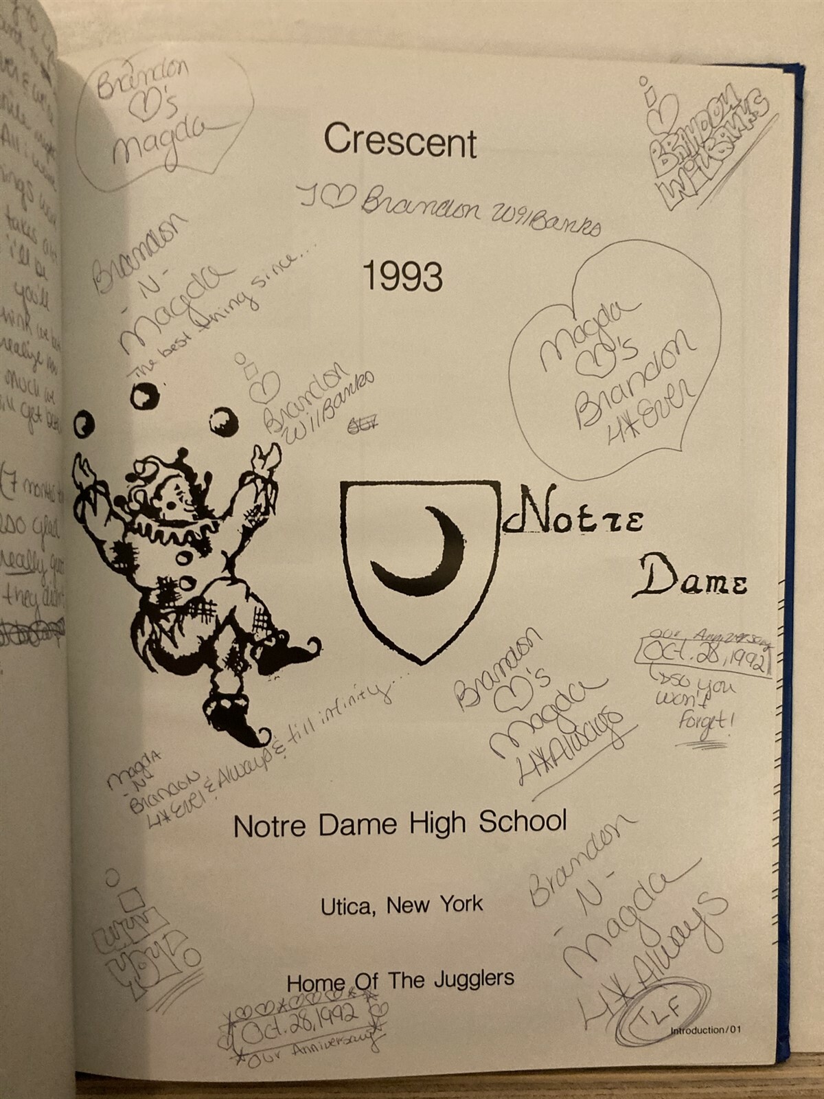 1993 Notre Dame High School Annual Yearbook Utica New York NY | eBay