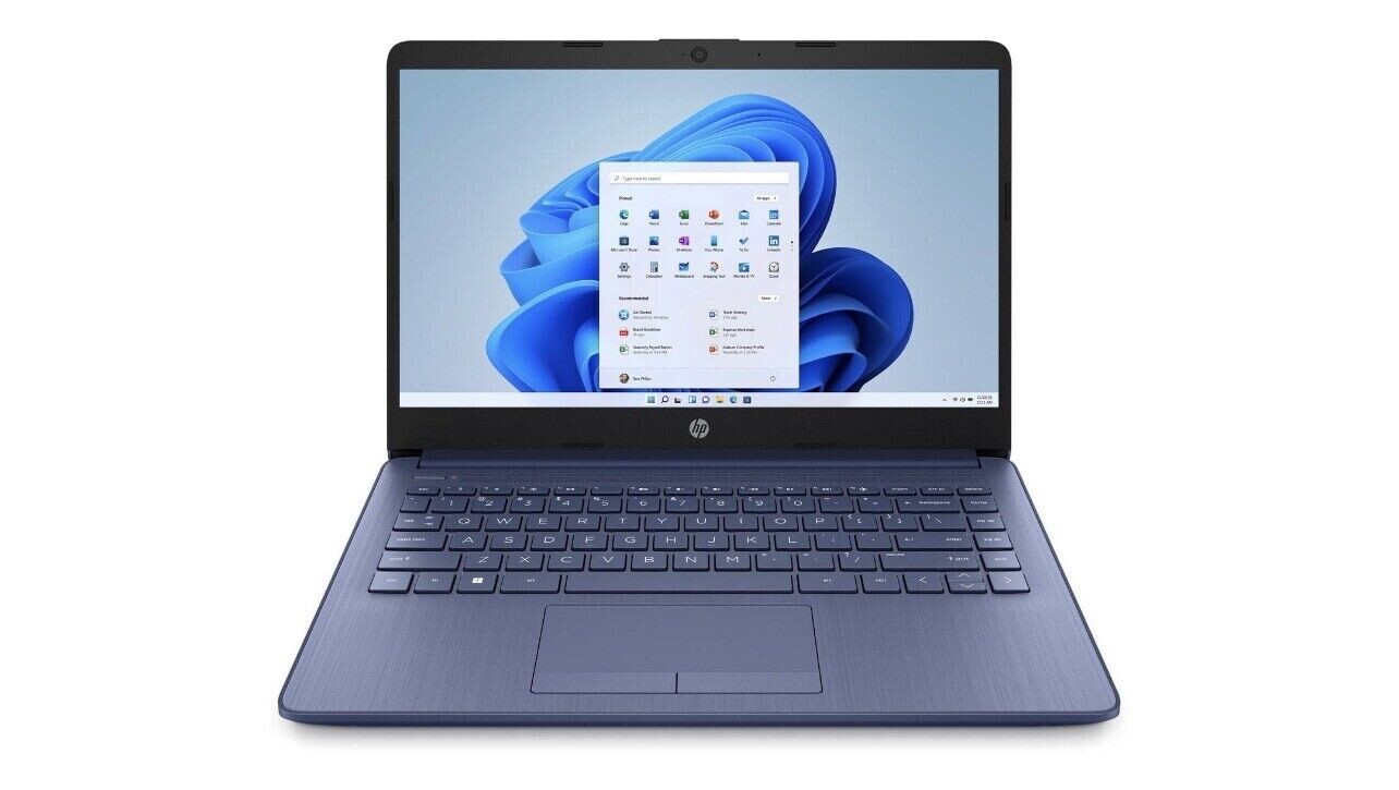 HP 14 inch HD Windows Laptop Intel Processor N150 4GB RAM 128GB ...