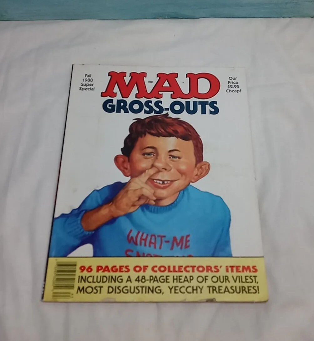 MAD Magazine Super Special Gross Outs Fall 1988 MAD Number 64 Vintage ...
