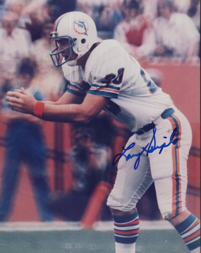 LARRY SEIPLE MIAMI DOLPHINS SIGNED AUTOGRAPHED 8X10 PHOTO W/ COA | eBay